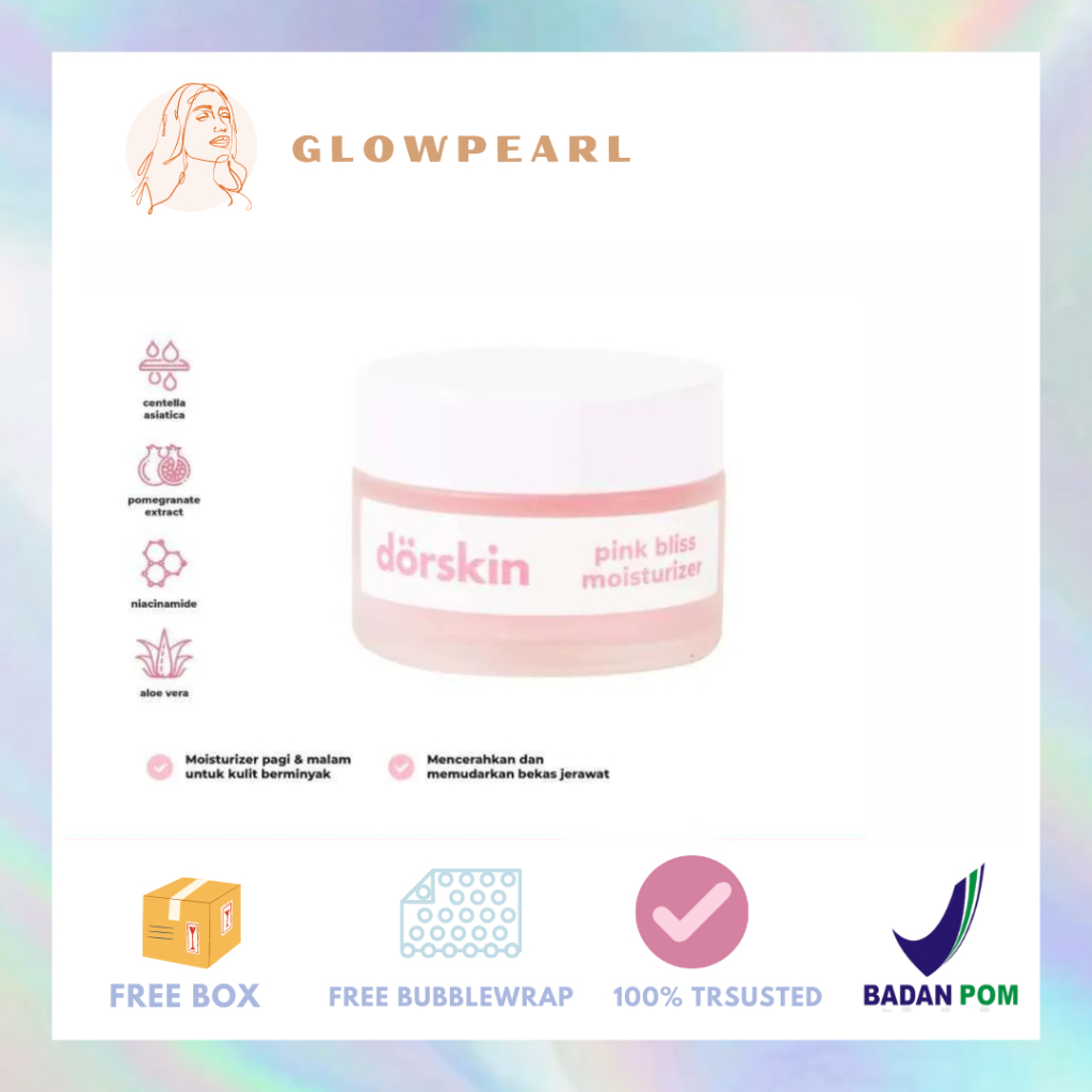 Jual Dorskin Pink Bliss Moisturizer Brightening - Pelembap Pencerah ...