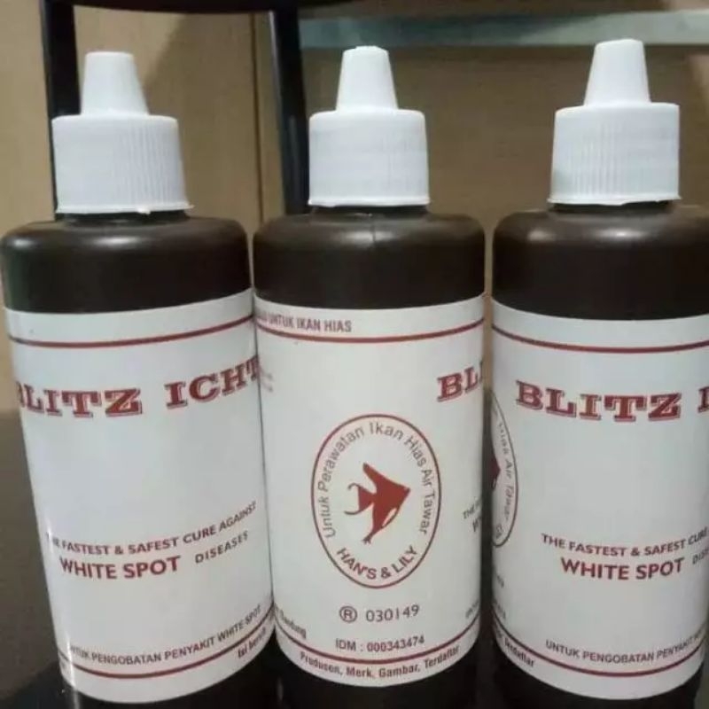 Jual Blitz Icht Methylene Methyline Blue Obat Ikan White Spot Jamur ...