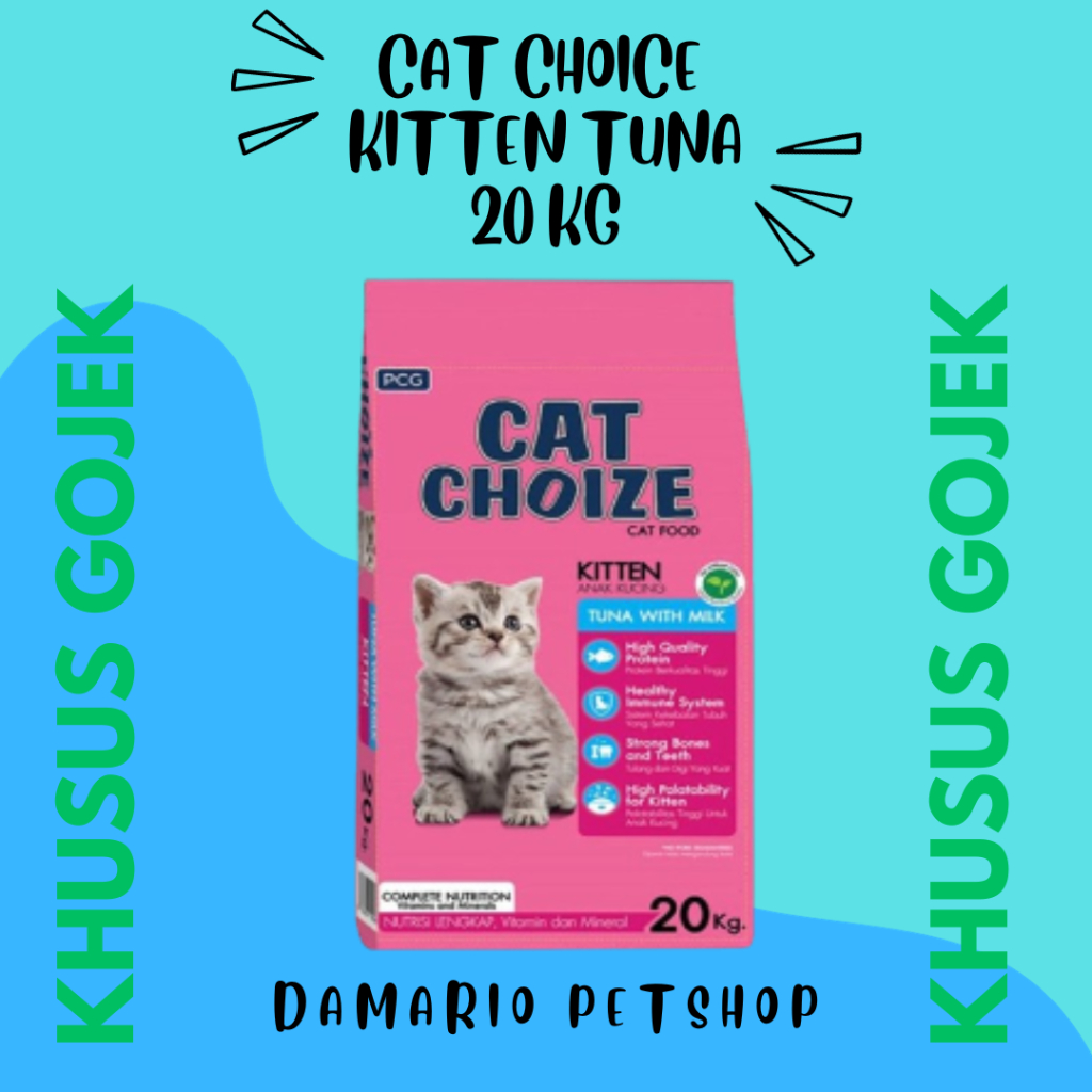Jual Cat Choice Kitten Tuna Makanan Kucing 20 Kg ( Khusus Gojek ...