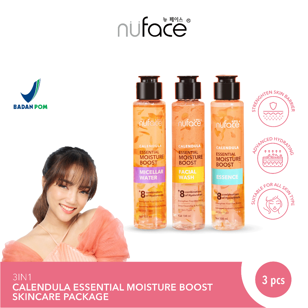 Jual NUFACE Calendula Essential Moisture Boost Skin Barrier | Micellar ...