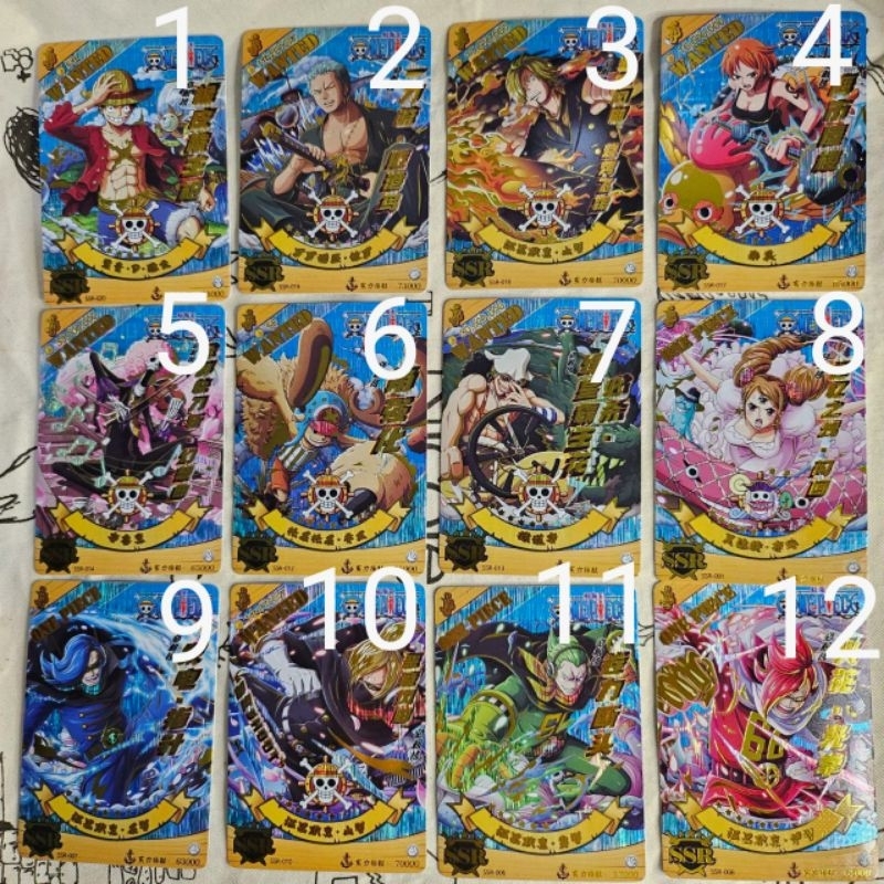 Jual [TOEI LICENSED] Kartu Koleksi One Piece SSR Holo Wanted Rare ...