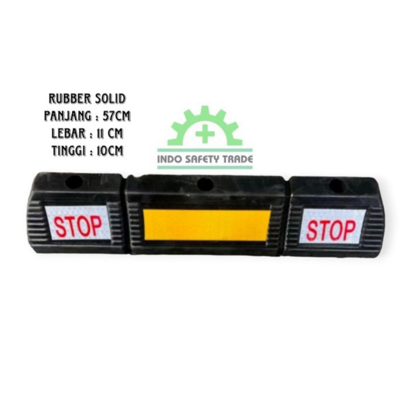 Jual Rubber Wheel Car Stop batas parkir ganjalan Ban Mobil Parkir Solid ...