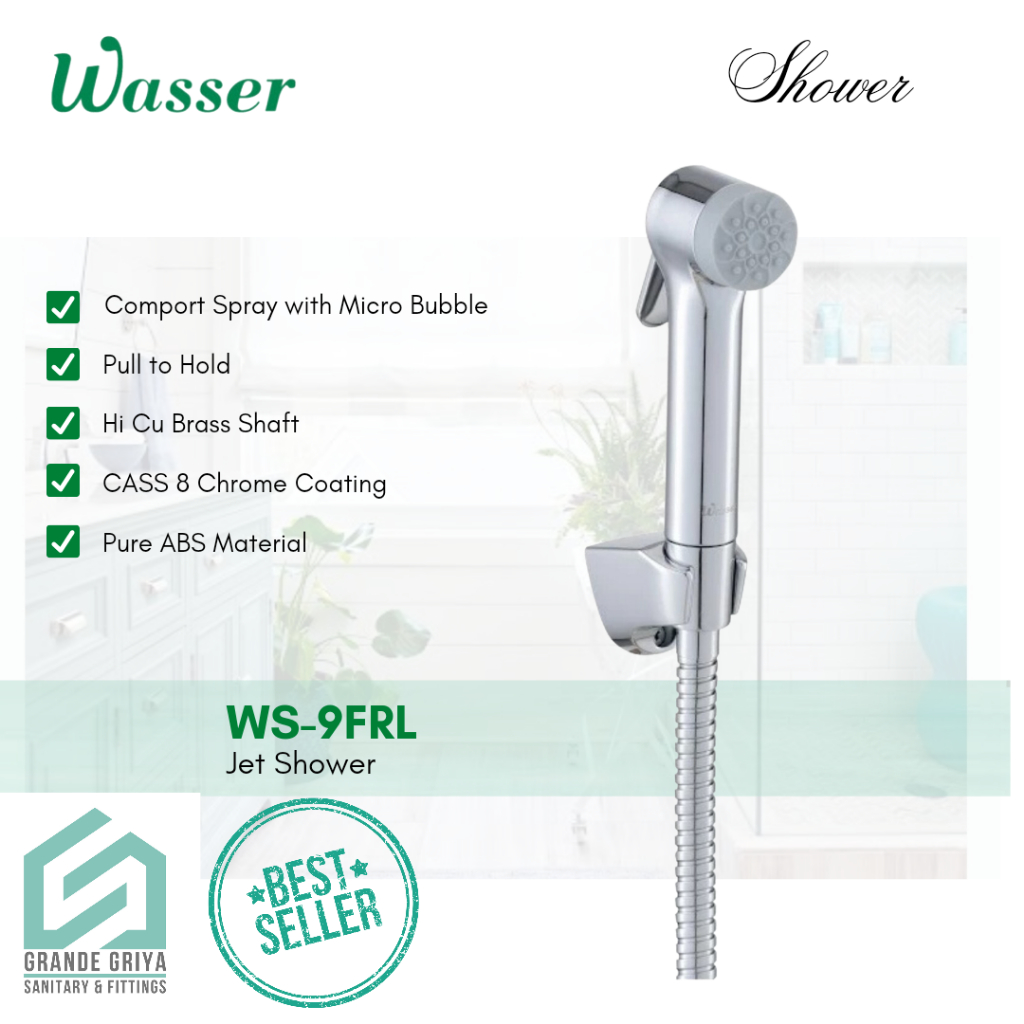 Jual Wasser Jet Washer Jet Shower Toilet Spray Kran Cebok WS 9FRL ...