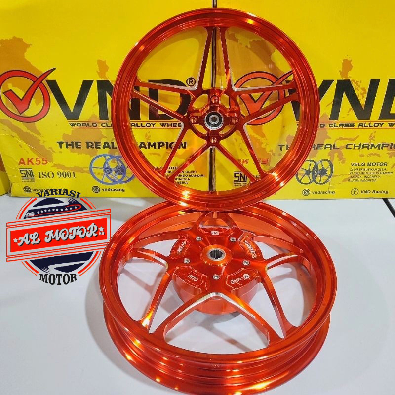 Jual Velg AK55 Ring 14 Mio Sporty Karbu / Mio J GT / Fino Karbu / Soul Karbu / Xride 115 / Fino ...