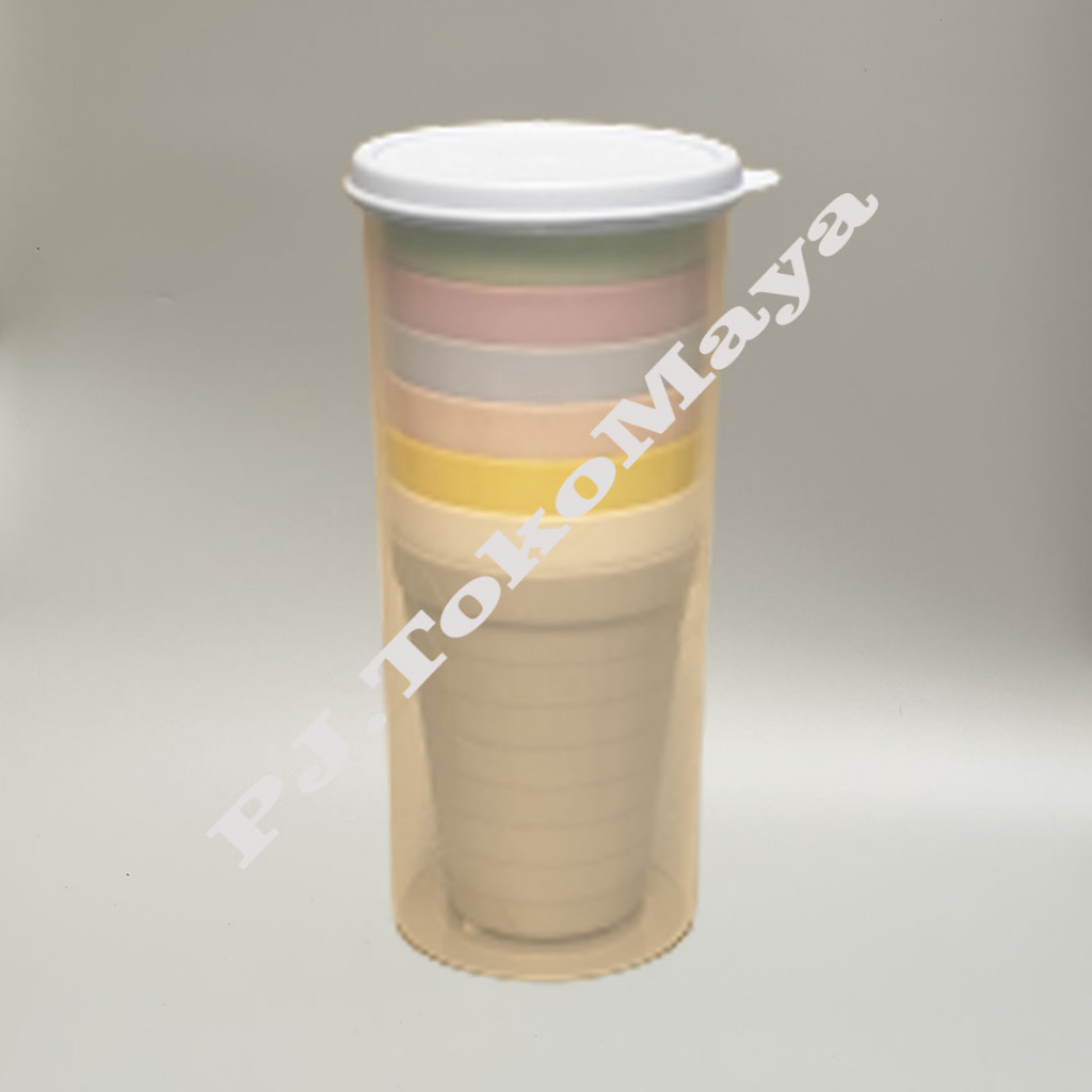 Jual Gelas Plastik Picnic Cup Set Venxia Rainbow / Gelas Venxia Cup Set ...