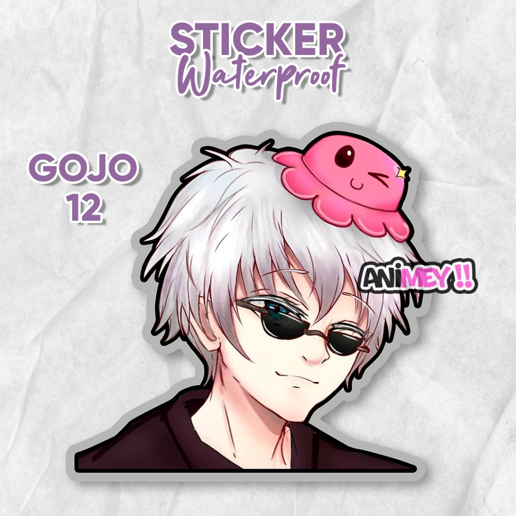 Jual Stiker Gojo Satoru Chibi / Sticker Anime Waterproof / Jujutsu ...
