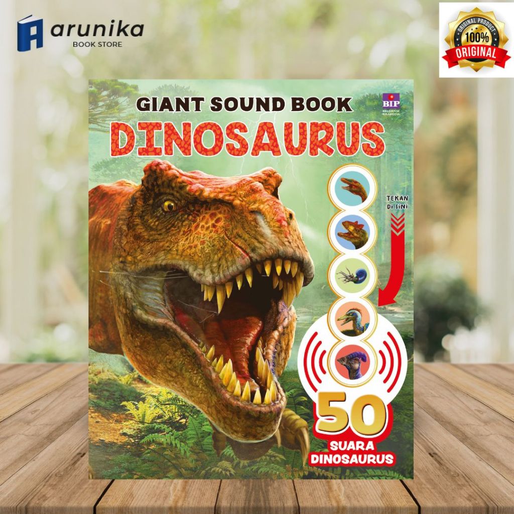 Jual Giant Sound Book Dinosaurus - Original / Hard Cover | Shopee Indonesia