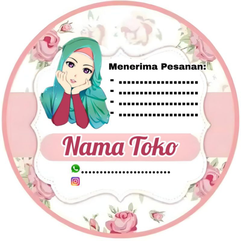 Jual (Minimal order 100 buah) STIKER PRODUK KEMASAN NASI BOX / CATERING ...
