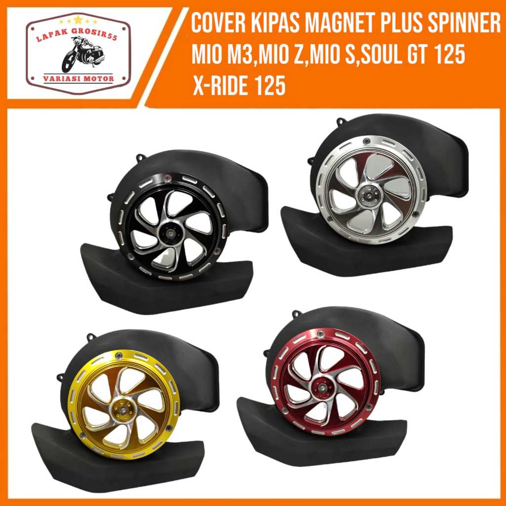 Jual COVER KIPAS MAGNET TUTUP KIPAS FAN COVER PLUS SPINNER MIO M3 MIO Z ...