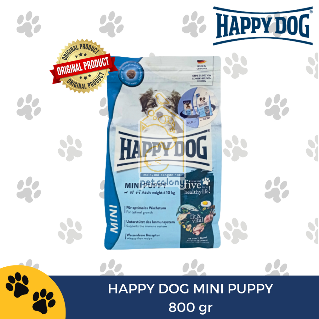 Jual Happy Dog Mini Puppy Fit & Vital 800Gr | Shopee Indonesia