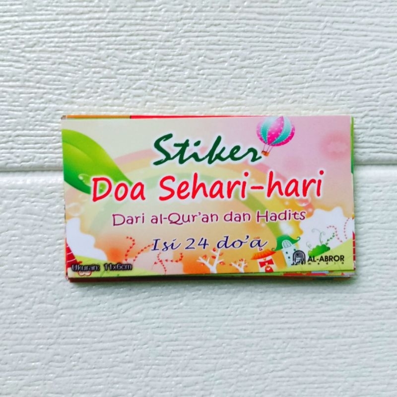Jual Sticker Doa Harian Muslim Al Abror Satuan Junior Kids Buku Saku ...