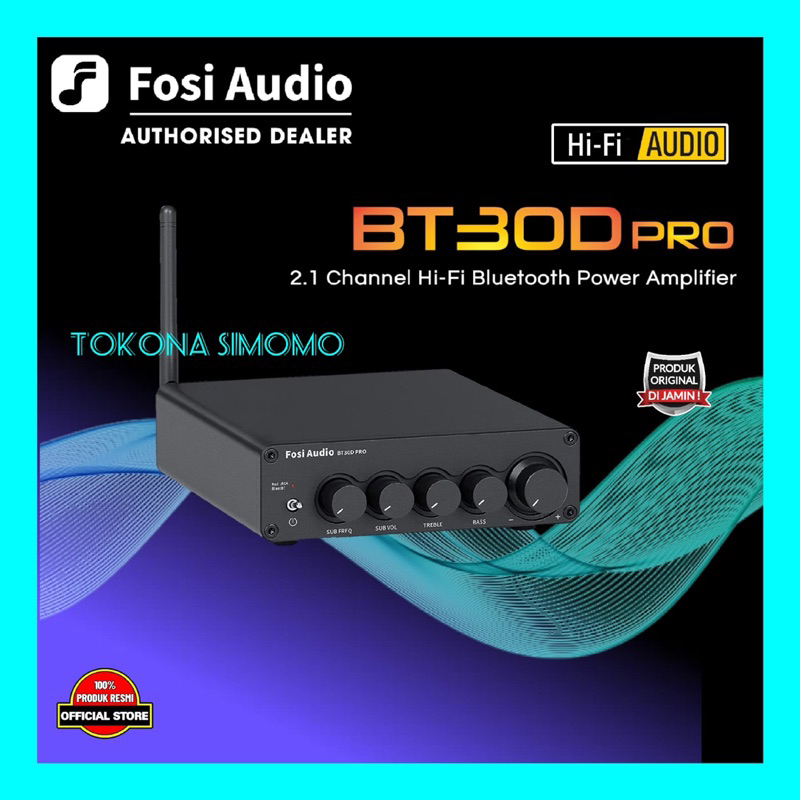 Jual Fosi Audio BT30D PRO 2.1 Channel Hi-Fi Bluetooth Power Amplifier ...