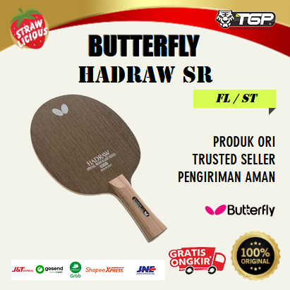 Jual Bat/Bet Blade Kayu Tenis Meja Pingpong Butterfly Hadraw SR Ori Impor Murah | Shopee Indonesia