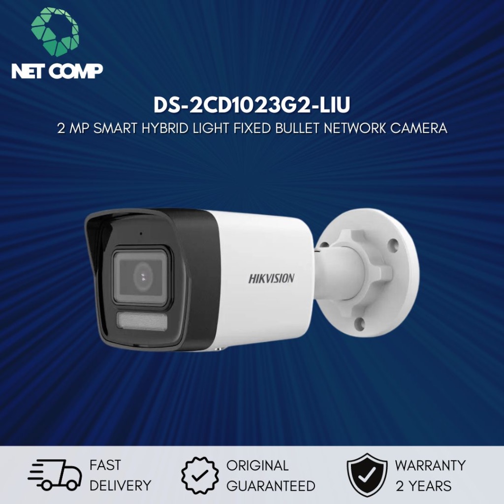 Jual HIKVISION DS-2CD1023G2-LIU 2 MP SMART HYBRID LIGHT FIXED BULLET NETWORK CAMERA IP CAM 2.8MM ...