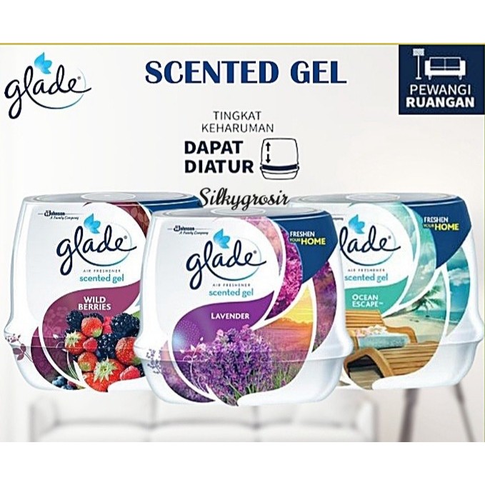 Jual Glade Scented Gel 180gr 180 gr original | Shopee Indonesia