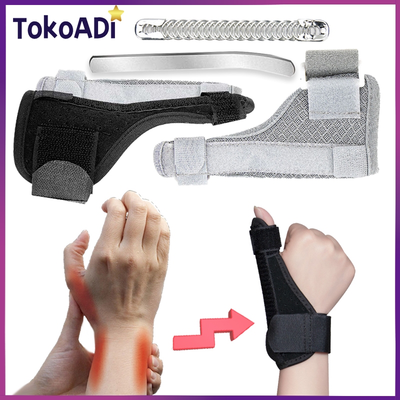 Jual Thumb Splint Wrist Thumb Support Sprain Protection Adjustable ...