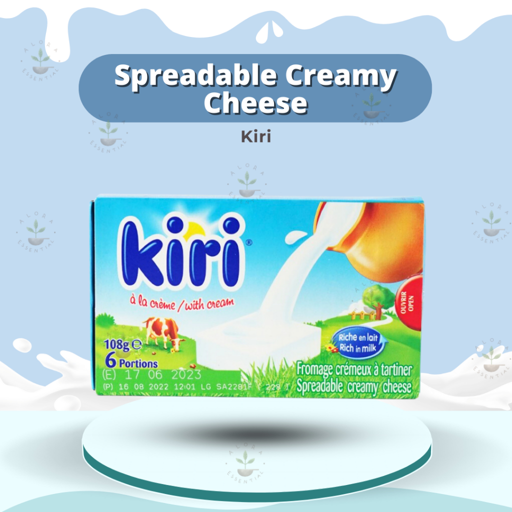 Jual Keju Kiri Cream Cheese 108gr / Keju Kiri Mpasi bayi / Kiri Cheese ...