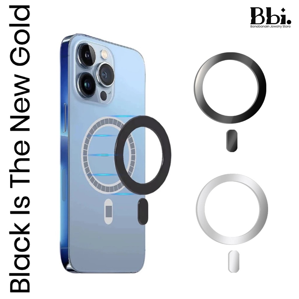 Jual Ring Wireless MagSafe Bulat Besi IPhone HPMRR | Shopee Indonesia