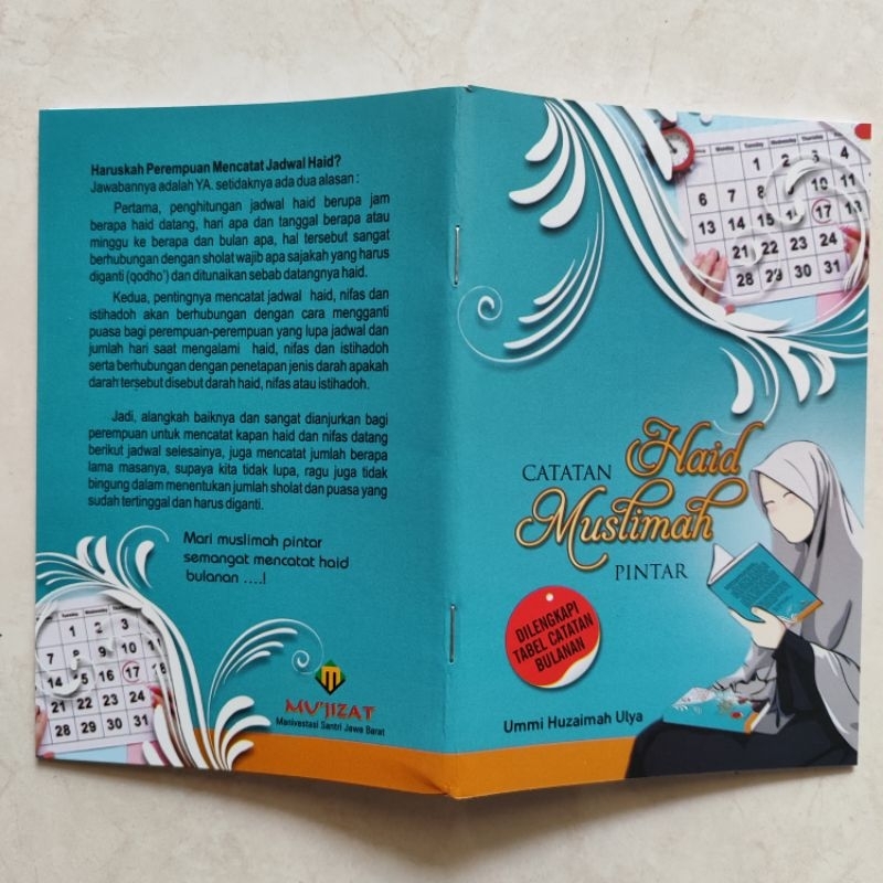 Jual catatan haid muslimah pintar paling lengkap dilengkapi tabel ...