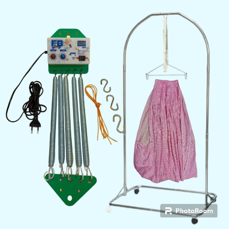 Jual 1 Set, Mesin ayunan otomatis, Besi Segitiga, Kain Basic dan Tiang ...