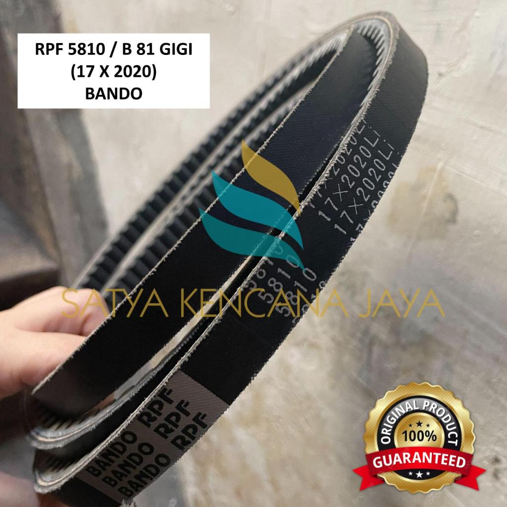 Jual [COD] V-BELT GIGI RPF 5810 (B 81 GIGI) BANDO FAN BELT TALI KIPAS ...