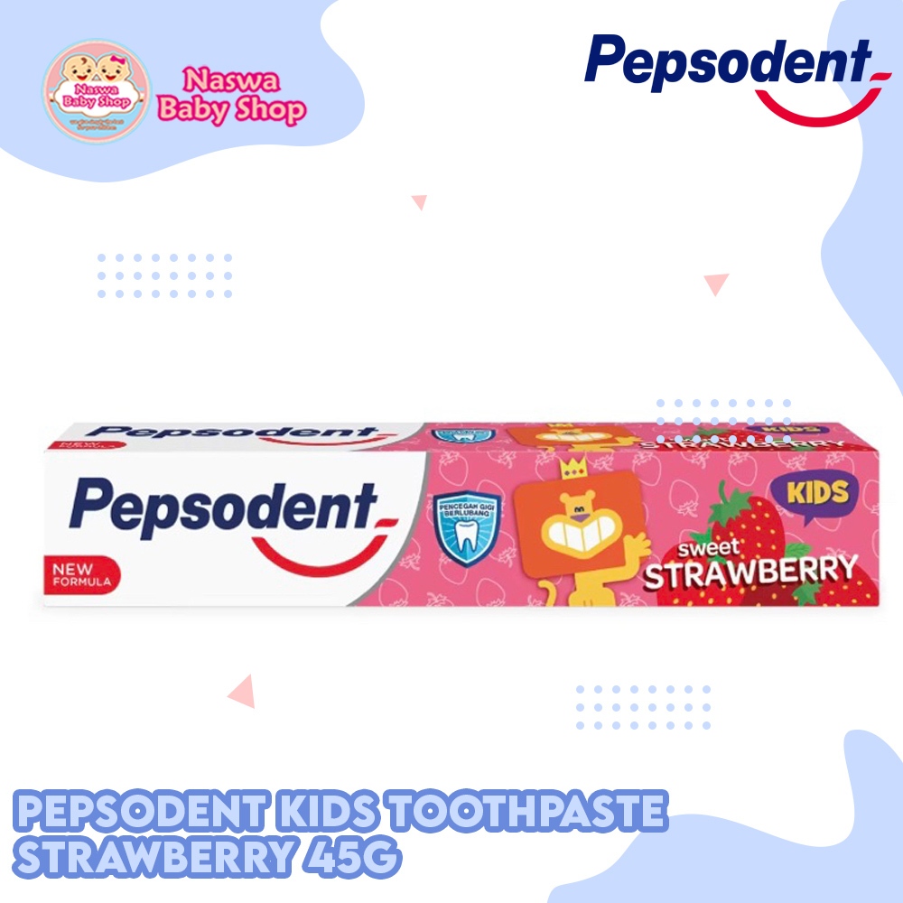 Jual Pepsodent Kids Toothpaste Strawberry Pasta Gigi Anak 45g | Shopee ...