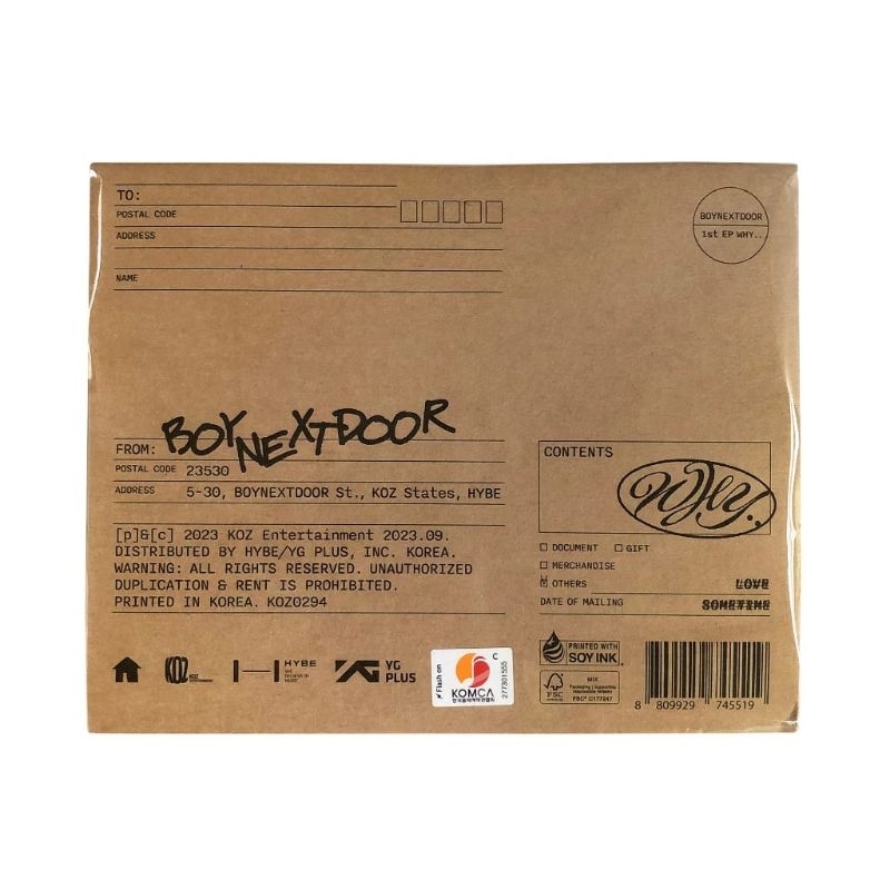 Jual [READY SEALED] BOYNEXTDOOR Album WHY Letter Ver | Shopee Indonesia