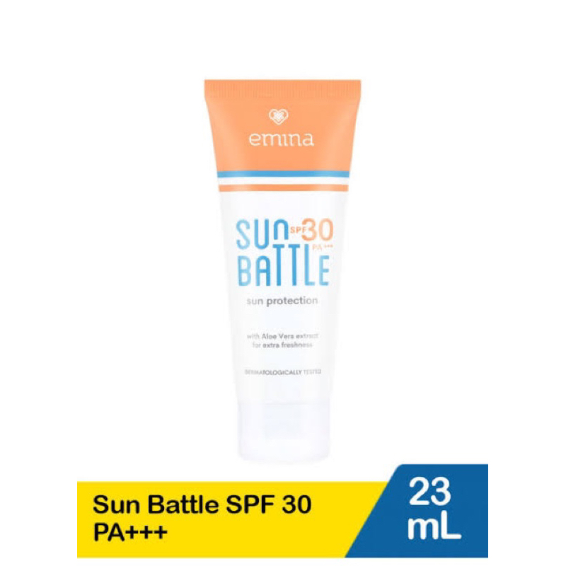 Jual EMINA Sun Battle Sunscreen SPF 30 PA+++ 23ml | Shopee Indonesia