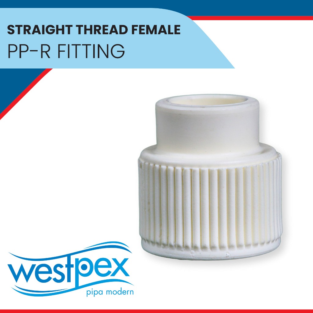 Jual Fitting Pipa PPR Westpex Straight Thread Female S20 - S50 | Shopee ...