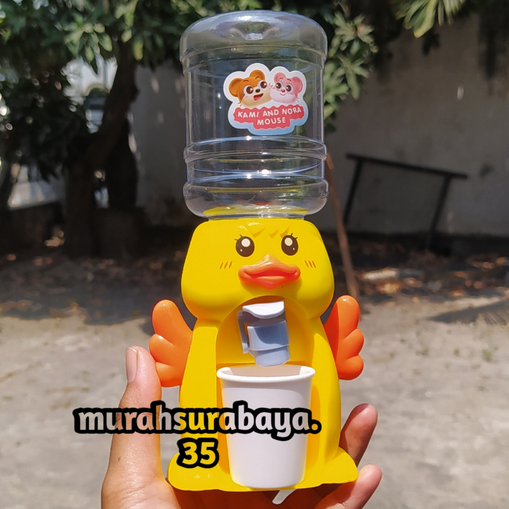 Jual Dispenser Mini Air Minum Anak Karakter Bebek Kartun 6612 ...