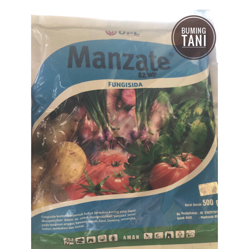 Jual Fungisida Manzate 500 gram 100% Original (Bahan Aktif: Mankozeb ...