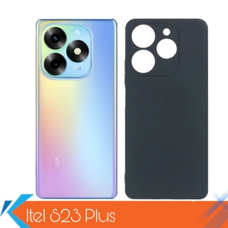 Jual CASE ITEL S23 PLUS S23 SOFT CASE SLIM MATTE BLACK MACARON LIST ...
