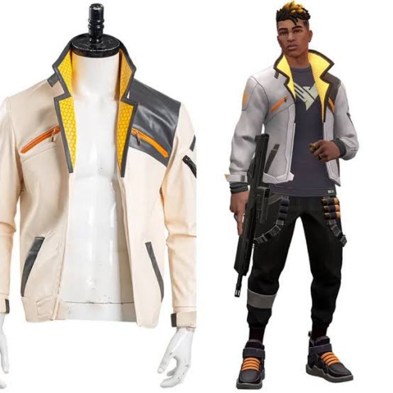 Jual Mantel Jaket Kostum Cosplay Game Valorant Phoenix Hanya Jaket ...