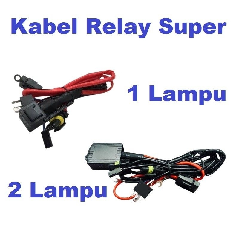 Jual KABEL RELAY SET BILED MOTOR MOBIL PNP H4 dan semua kendaraan ...