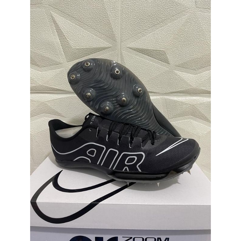 Jual Sepatu lari spike sprint Airzoom Maxfly Black | Shopee Indonesia