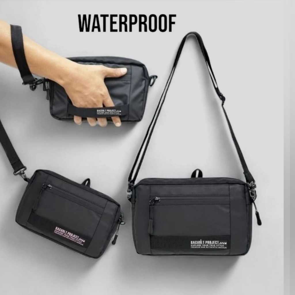 Jual Tas Selempang Pria Waterproof Model Oval Terbaru Bagvolt Slinbag ...