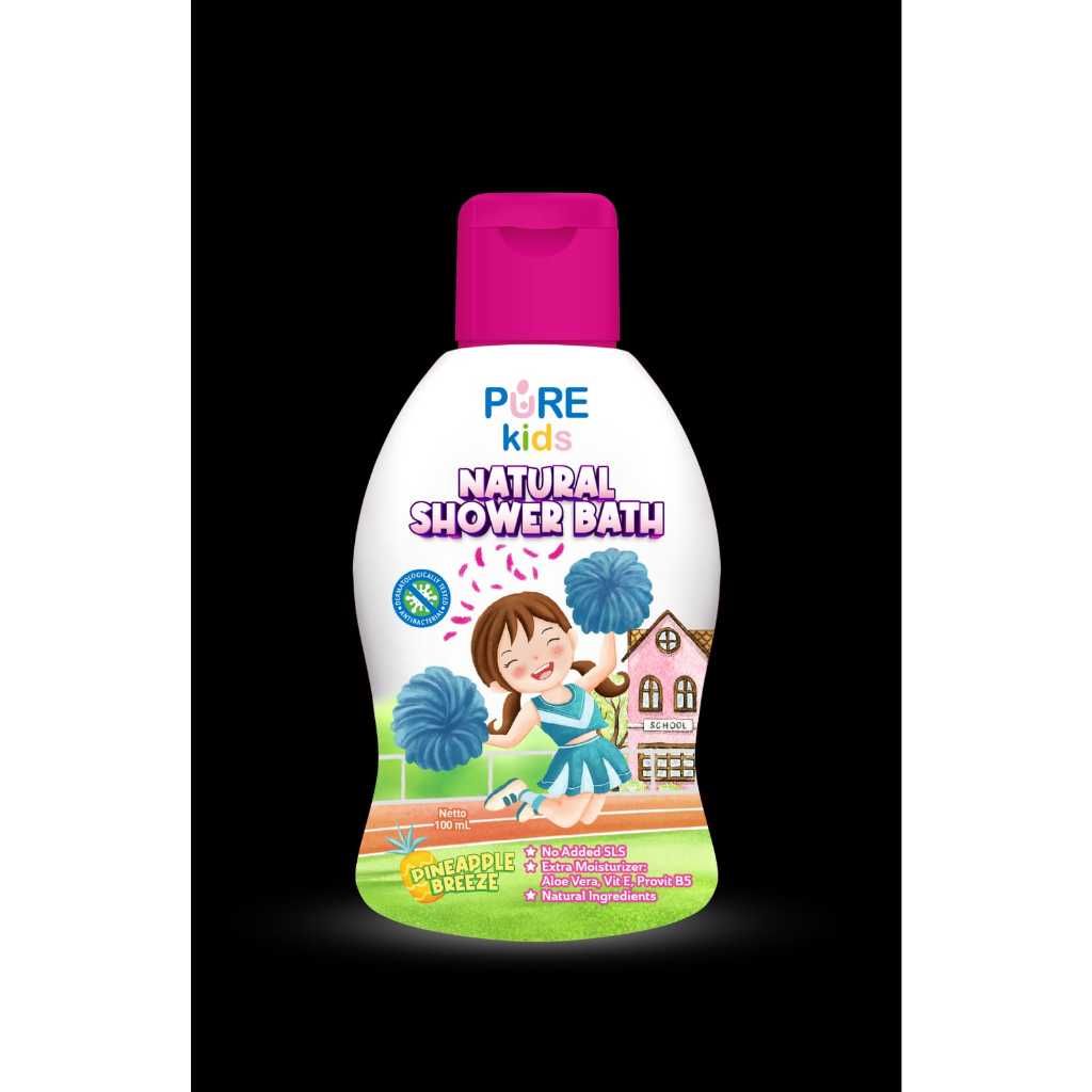 Jual PURE BABY KIDS Natural Shower Bath Sabun Mandi Anak 100ml / 300ml ...