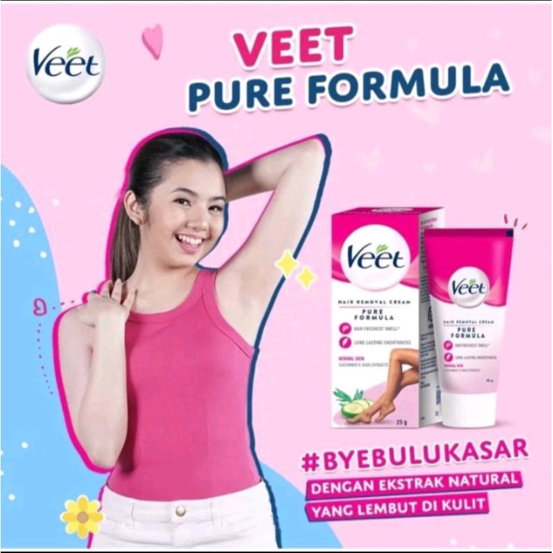 Jual Veet Hair Removal Cream Normal Skin 25 Gr - Perontok Bulu Kulit ...
