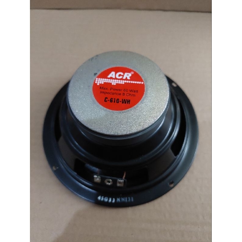 Jual Speaker Merk ACR 6 Inch Woofer kode C 610 WH | Shopee Indonesia