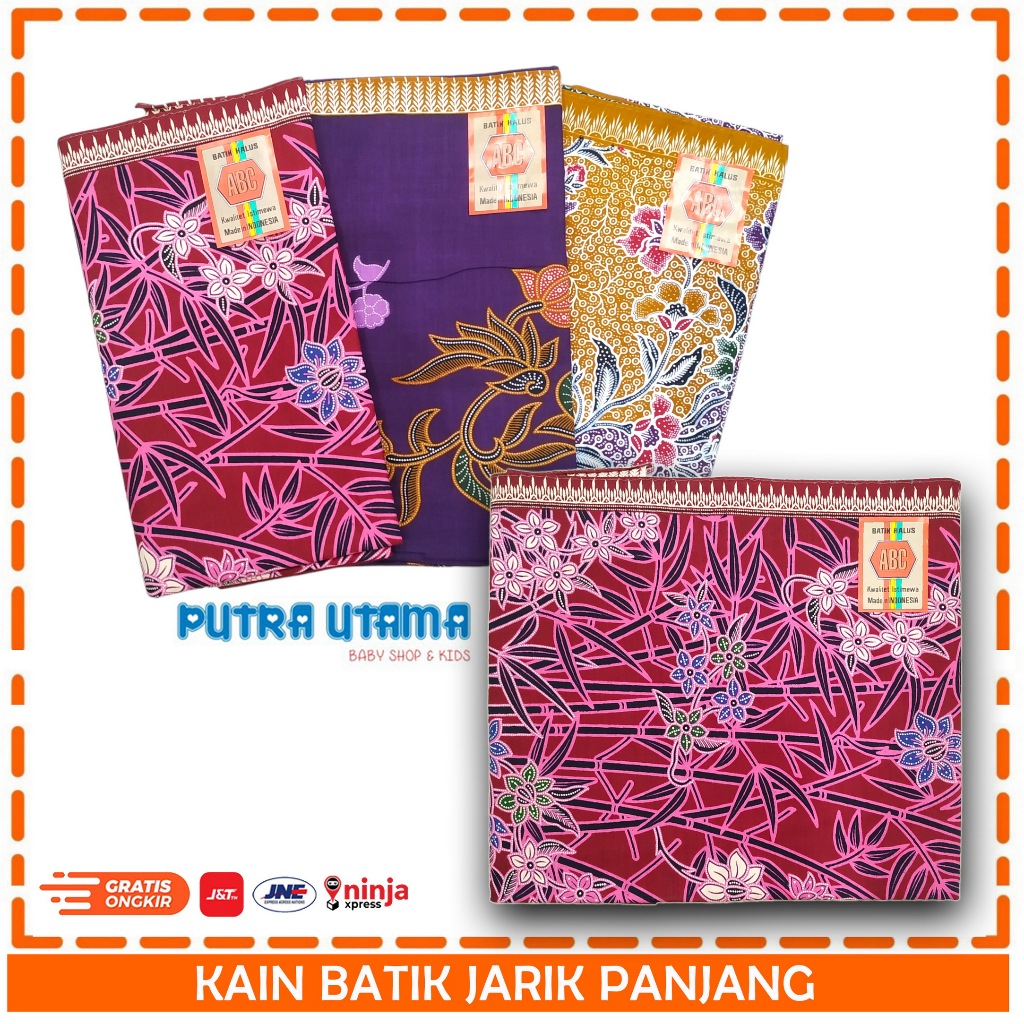 Jual Kain Batik Halus Panjang Jarik Kain Batik Kebat ABC Kain Acara Adat | Shopee Indonesia