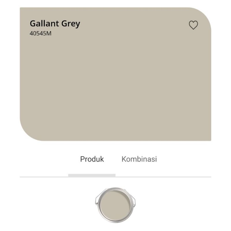 Jual CAT TEMBOK INTERIOR DAN EKSTERIOR DULUX - GALANT GREY/40545M (PAIL ...