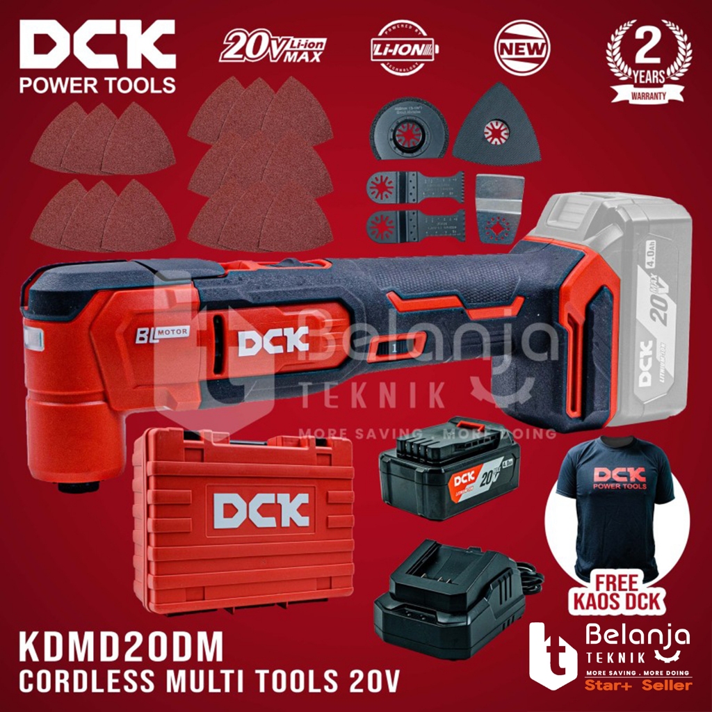 Jual DCK Multi Tools Oscilating Corldess KDMD20DM Mesin Oskilasi KDMD ...