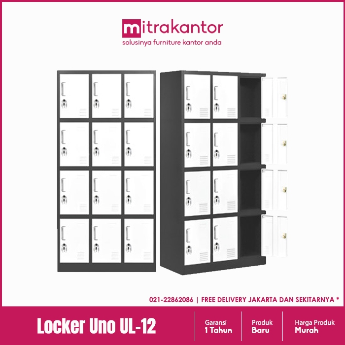 Jual Locker Besi 12 Pintu Uno UL-12 | Shopee Indonesia
