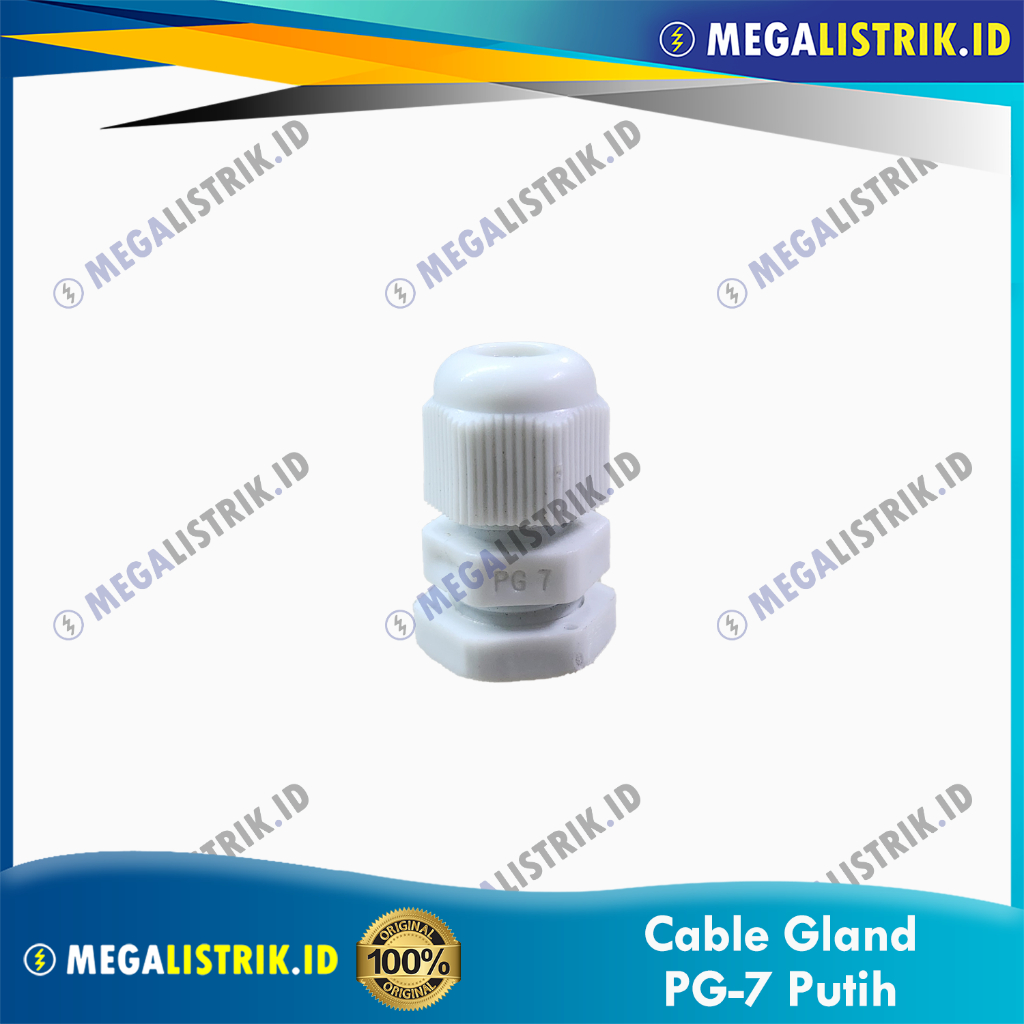 Jual PG-7 CABLE GLAND / WATERMUR KABEL PG7 / WATERMOOR NYLON PVC 3.5-6 MM | Shopee Indonesia