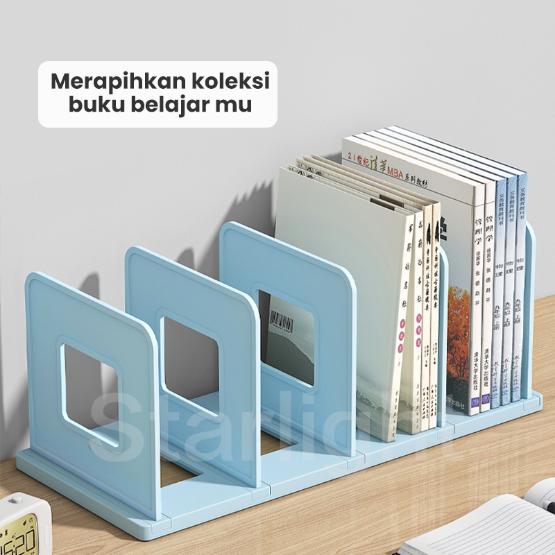 Jual Starlight Penyangga / Tempat Buku Meja Minimalis Rak Pembatas Buku ...