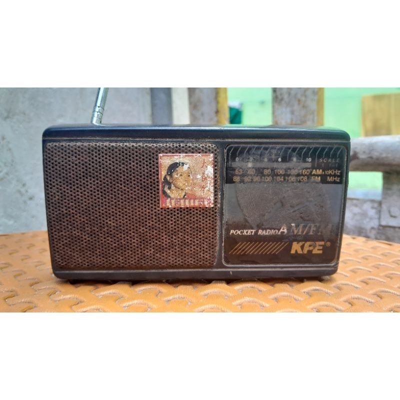 Jual Pocket Radio saku AM/FM KPE NORMAL HIDUP jadul vintage klasik ...