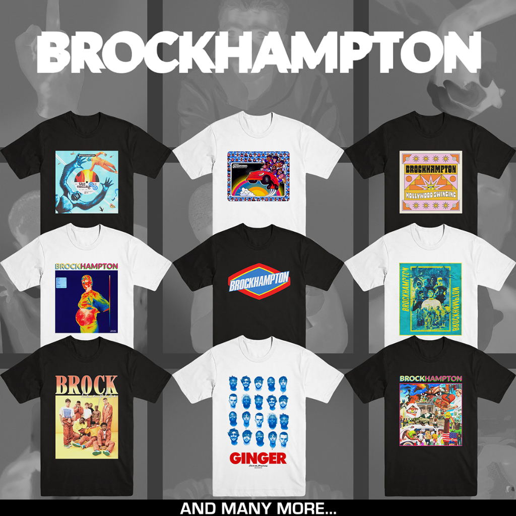 Jual BROCKHAMPTON | T-SHIRT MUSIC | RAPPER HIP-HOP | MERCHANDISE | Shopee Indonesia