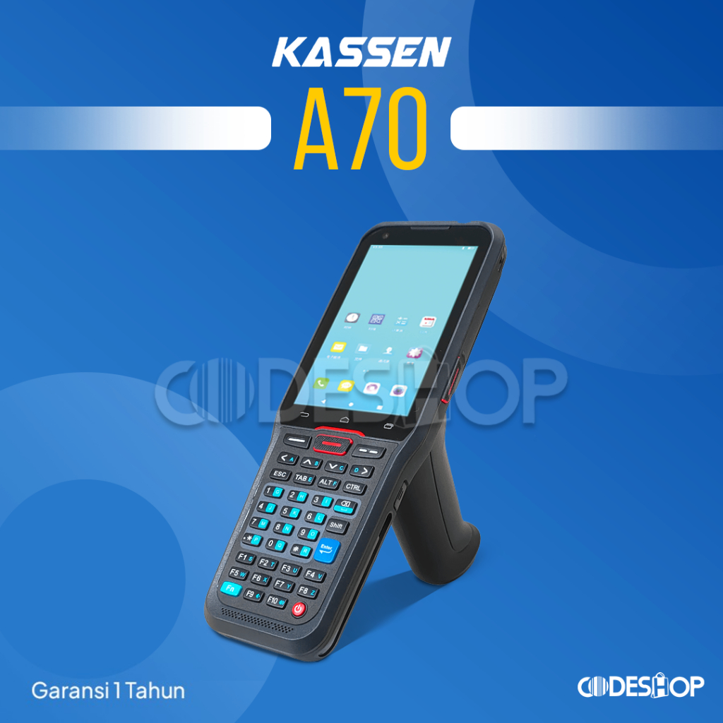 Jual Scanner Barcode Kassen A70 Android Mobile Scan 2D Handheld ...