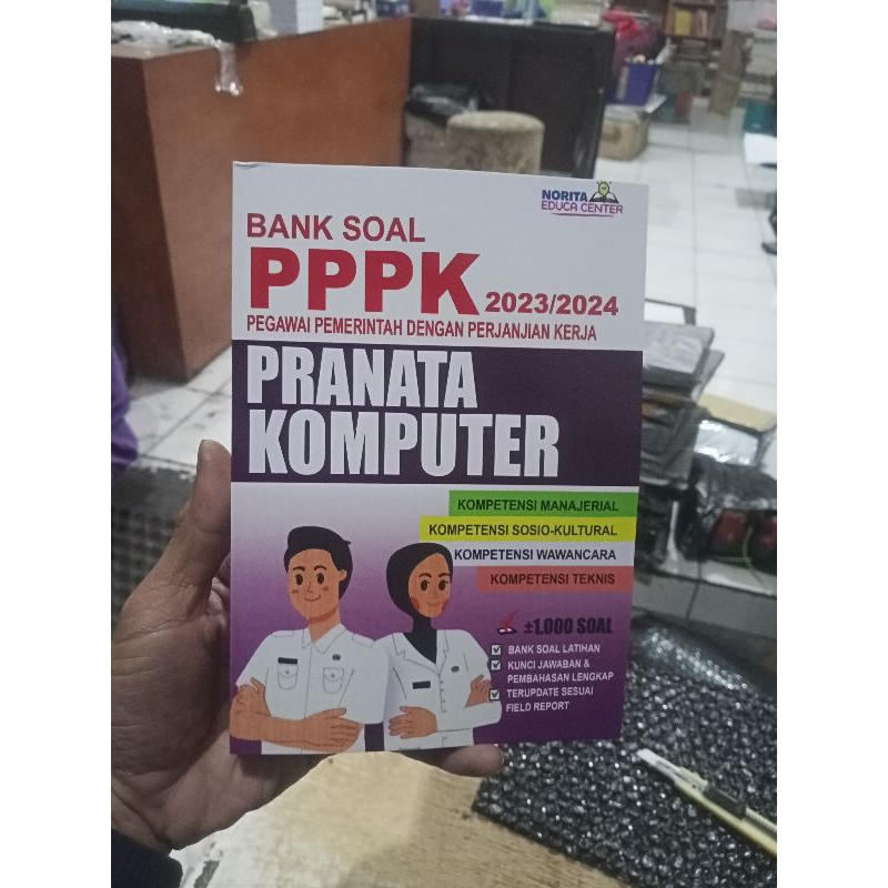 Jual buku terbaru soal pppk pegawai pemerintah dengan perjanjian kerja pranata komputer tahun ...