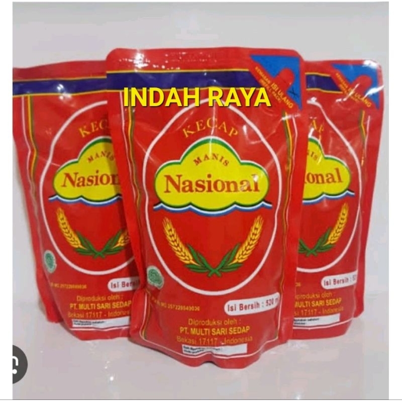 Jual KECAP MANIS NASIONAL 520ml pouch | Shopee Indonesia